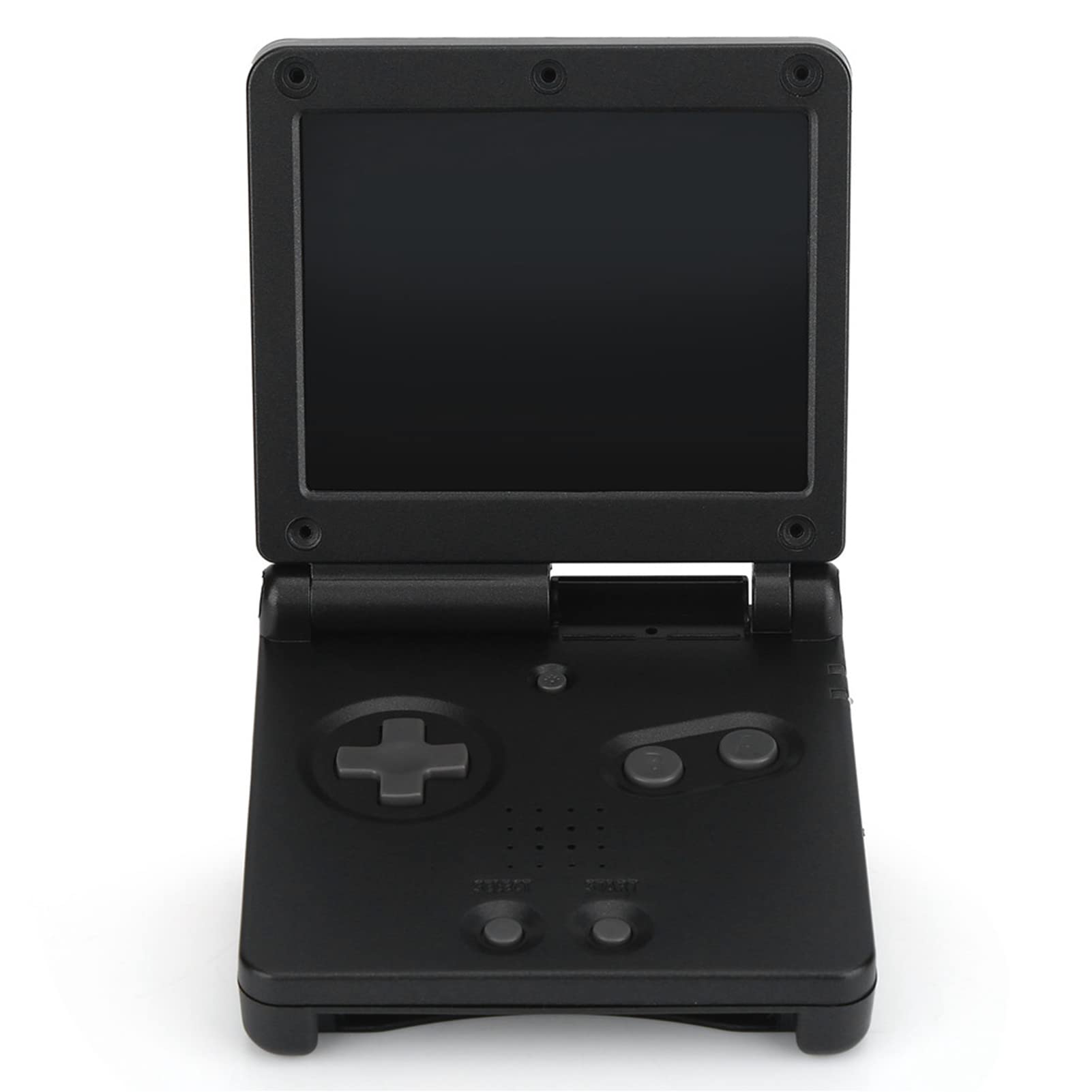 KOSDFOGE Compatible with Nintendo Game Boy Advance GBA SP Protective ABS Case Cover Repair Parts Kit(Black)