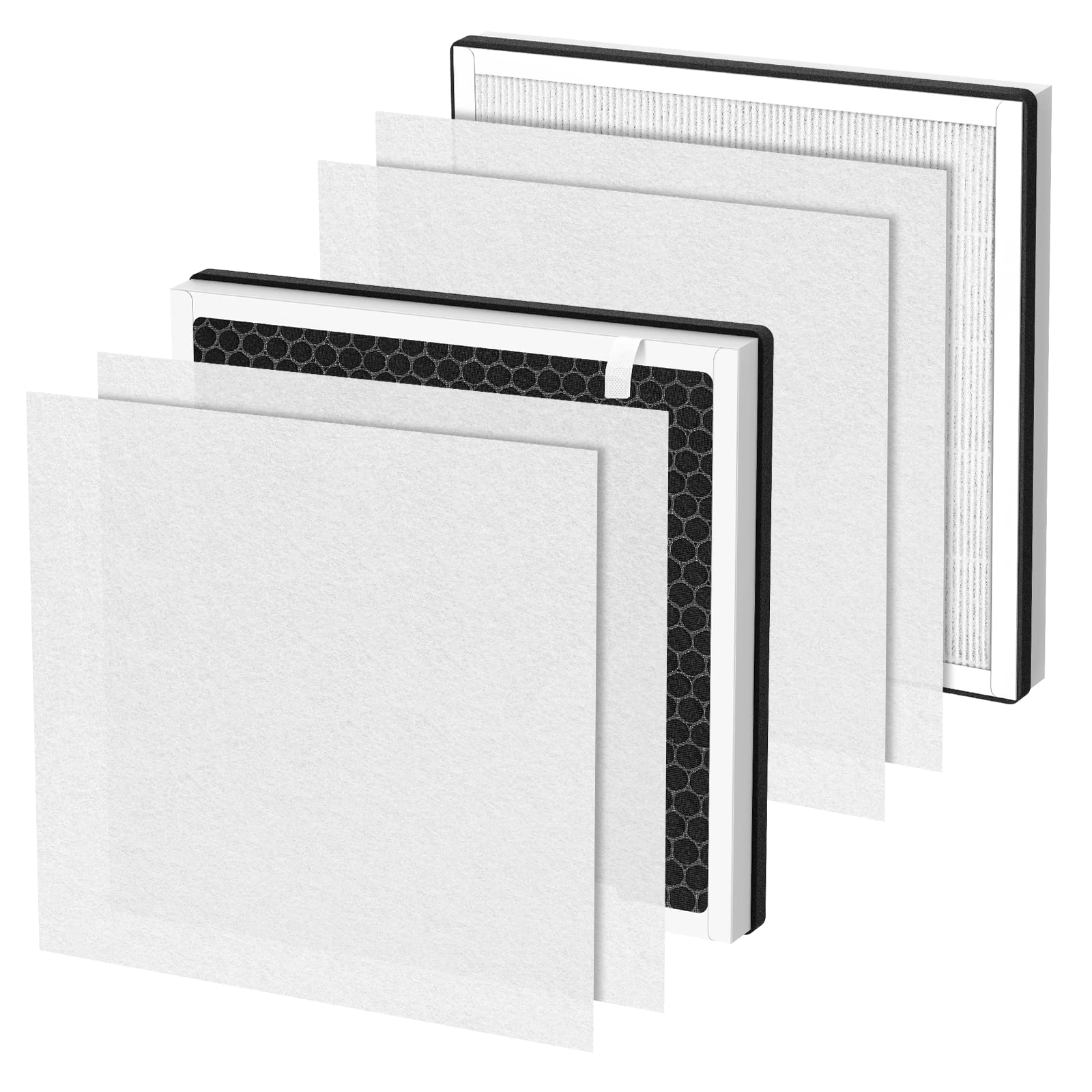 H13 True HEPA Replacement Filter Set, Compatible with InvisiClean Air Purifier Aura IC-5018, Aura II IC-5018, Sensa IC-5120, 3-in-1 Premium H13 Grade True HEPA Filter(2 Pack)
