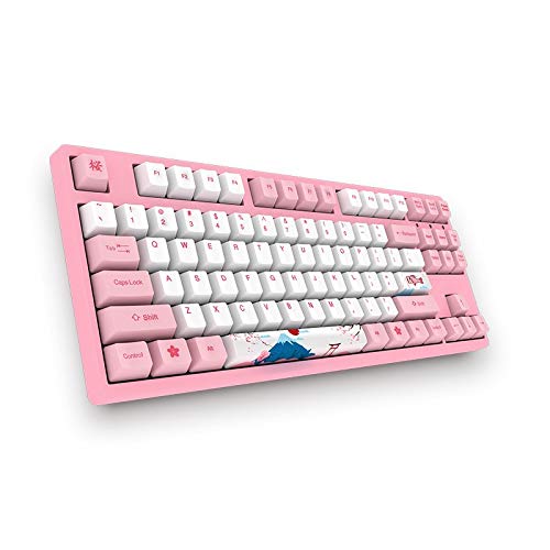 Keyboard keycaps 87 Keys Keyboard Bluetooth 3.0 USB Wired PBT Keycaps Mechanical Gaming Keyboard forPC Laptop