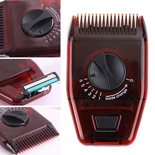 Hair Trimmer Multifunctional Manual Hair Trimmer Hairdressing Comb Adjustable Portable for Travel