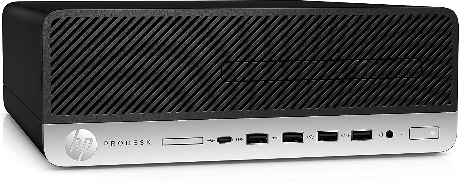 HP ProDesk 600 G4 SFF Home and Business Desktop Black (Intel i5-8500 6-Core, 16GB RAM, 512GB PCIe SSD, Intel UHD 630, 2xUSB 3.1, 2 Display Port (DP), Optical Drive, Win 10 Pro) (Renewed)