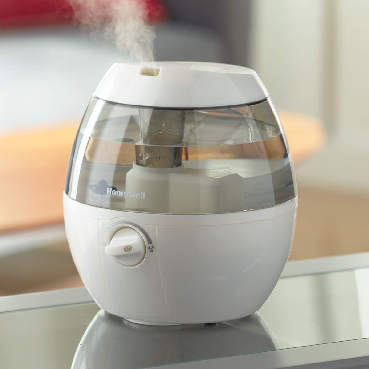 Honeywell HUL520W MistMate Ultrasonic Cool Mist Humidifier, White β Cool Mist Humidifier for Bedroom, Home or Office