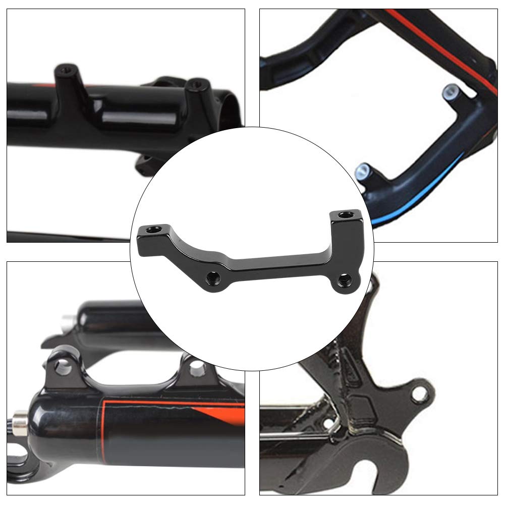 Health Gear Disc Brake Adapter, Disc Brake Caliper Bracket Adapter, Disc Brake Mounting Bracket for MTB Road Bike180mm Rotor (DS-02)