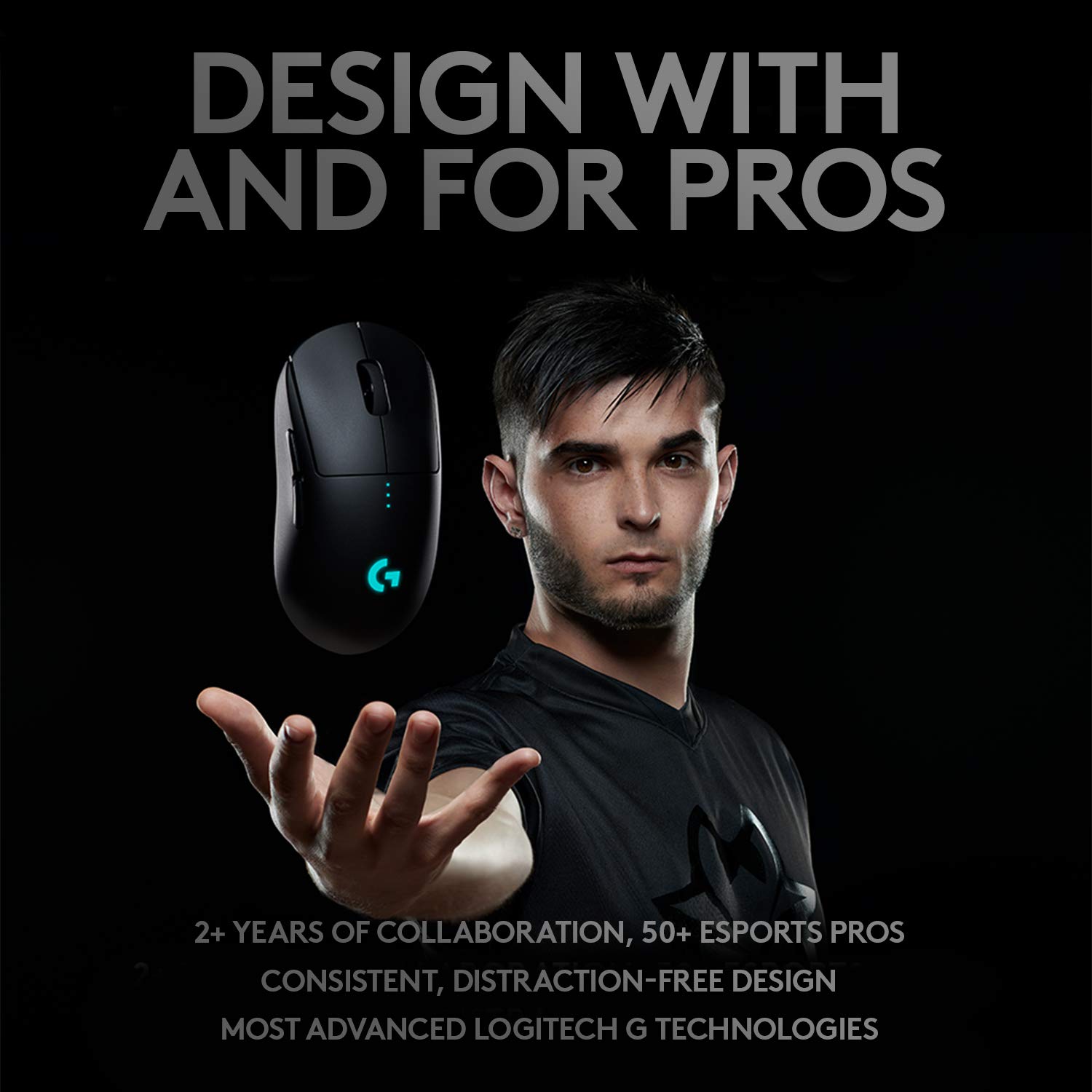 Logitech G915 TKL Tenkeyless Lightspeed Wireless RGB Mechanical Gaming Keyboard, Low Profile Switch Options, Lightsync RGB - Tactile & Pro Wireless Gaming Mouse with Esports Grade Performance
