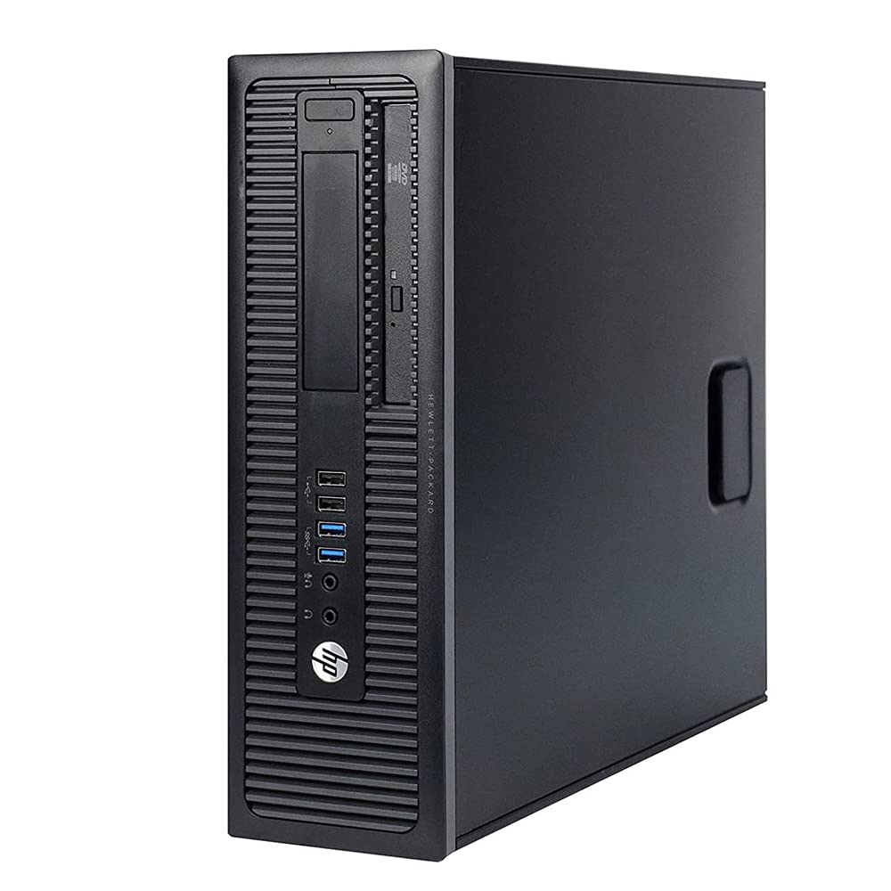 HP Desktop Computer 600 G1 ProDesk Small Form Factor SFF PC, Intel Quad Core i5 up to 3.60GHz,8GB Ram 500GB Hard Drive,WiFi,DVD,DP VGA Port,New Keyboard & Mouse Included, Windows 10 Pro (Renewed)