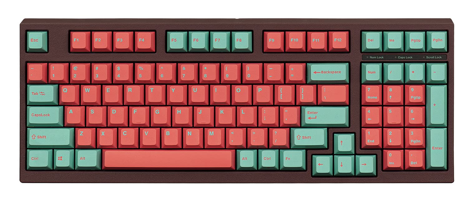 Leopold x MK FC980M Vapor Double Shot PBT Mechanical Keyboard (Cherry MX Silent Red)