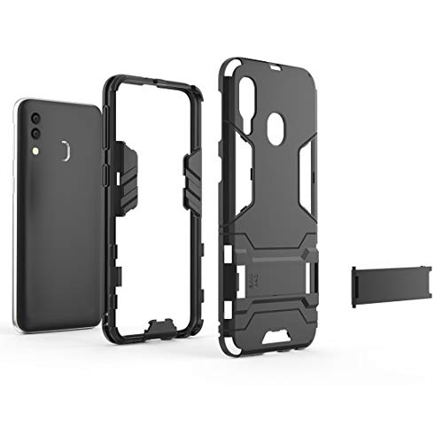 GUOQING Phone Case PC & TPU Protective Case with Kickstand, Drop Proof Protective Case (Size : for Samsung Galaxy A40)