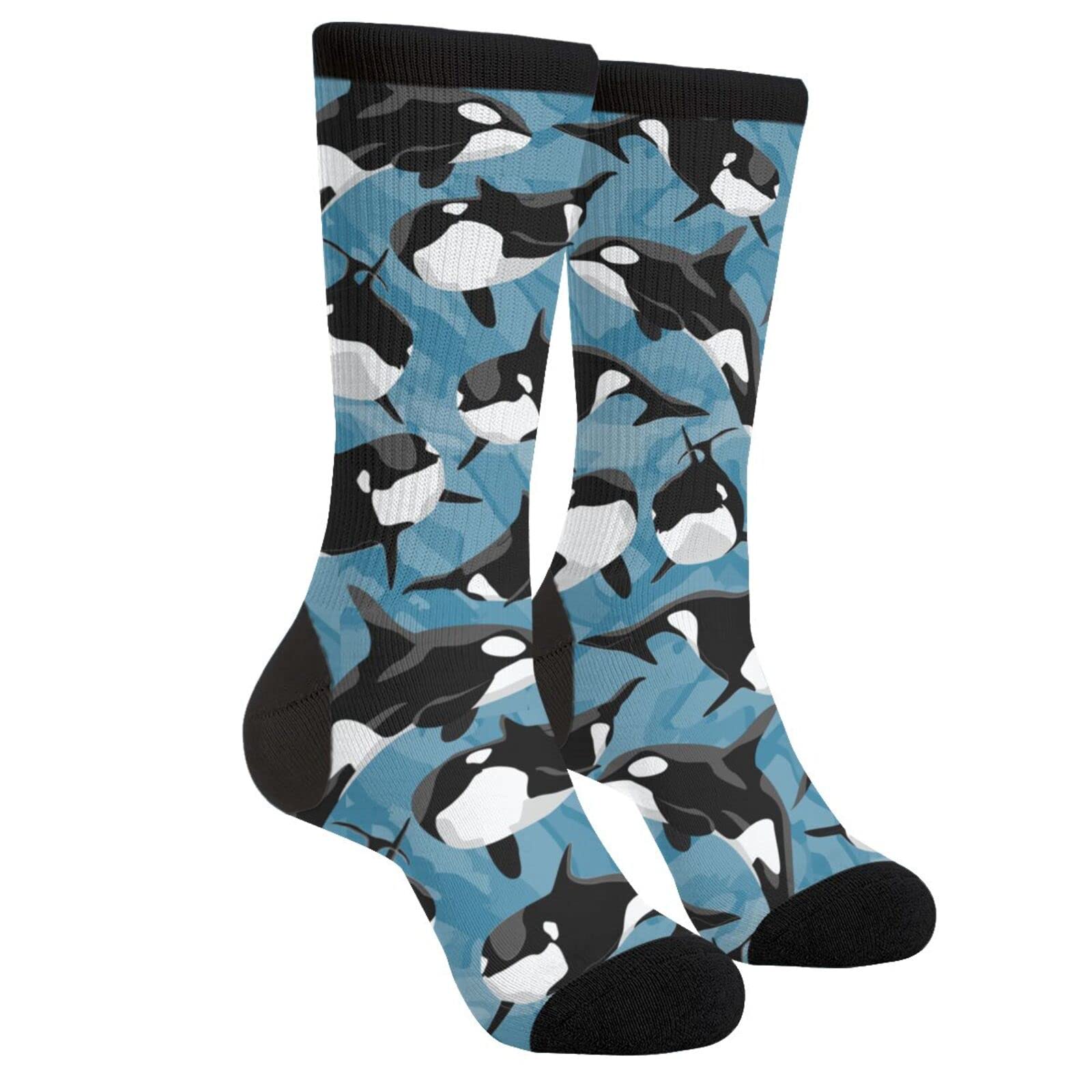 Jedenkuku Badminton Racket Sport Novelty Fun Crew Socks Fashion Comfortable Men'S And Women'S Socks