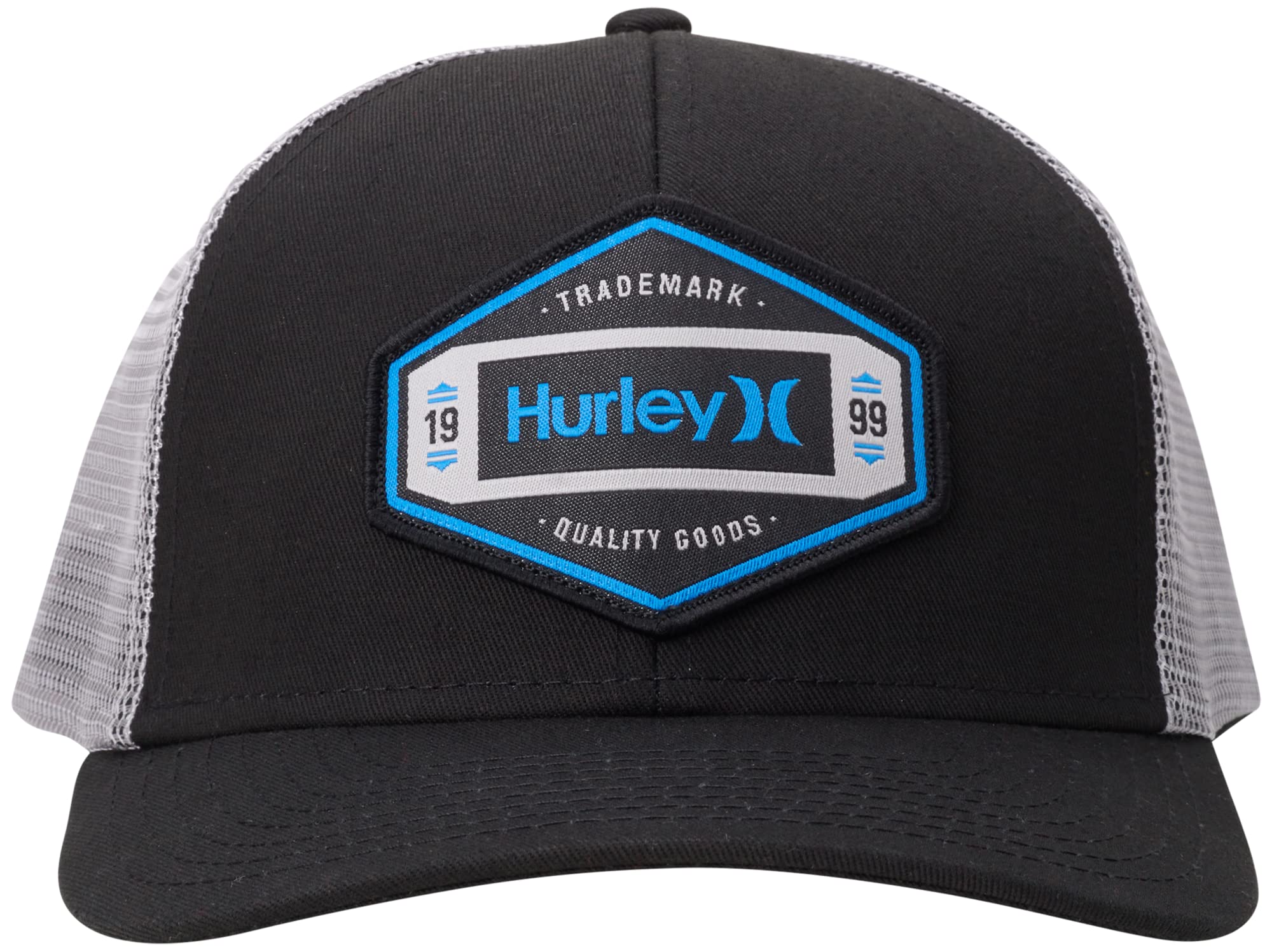 Hurley Men's Cap - Brighton Snap Back Trucker Hat, Size One Size, Black
