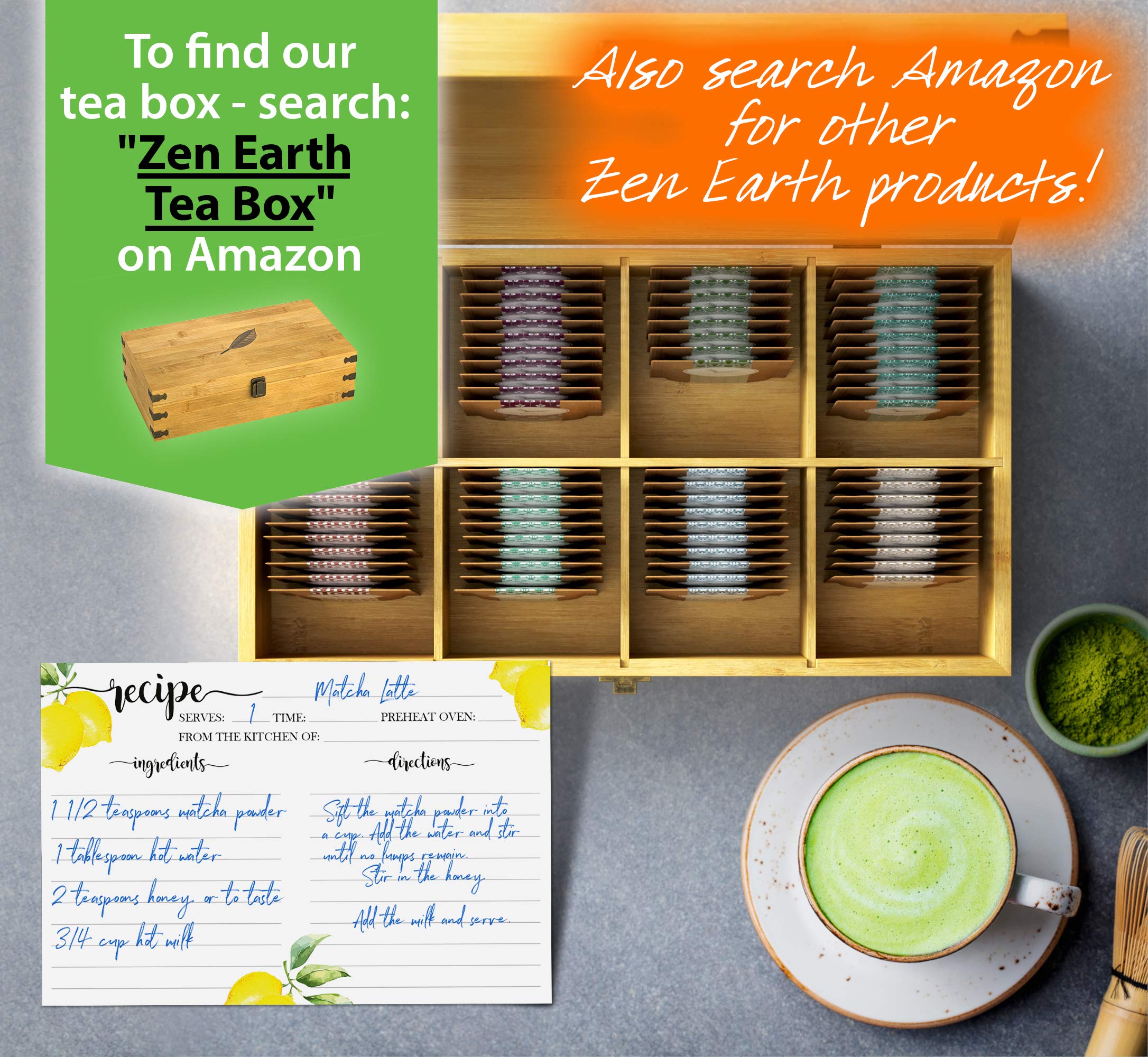 Lemon Double Sided Recipe Cards 4"x6" (100) USA Made Thick Durable Eco Index Card Stock Notecards for Family Recipes, Baking, Meal Prep, Wedding, Bridal Shower Gift