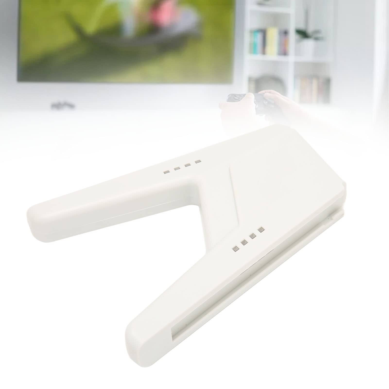 KOSDFOGE for Joy Con Grip Bracket, Portable Gaming Comfort Grip Handle Bracket for Joy Con Accessories,V-Shaped Charger Holder for Joy Con (White)
