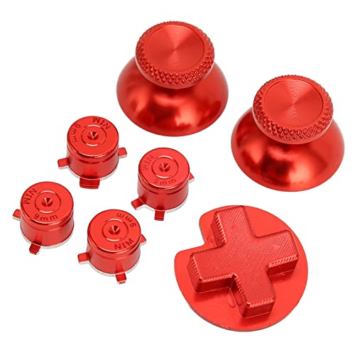 KOSDFOGE Game Controller Metal Buttons D Pad ABXY Cross Aluminum Alloy Repair Buttons Replacement for Switch Pro