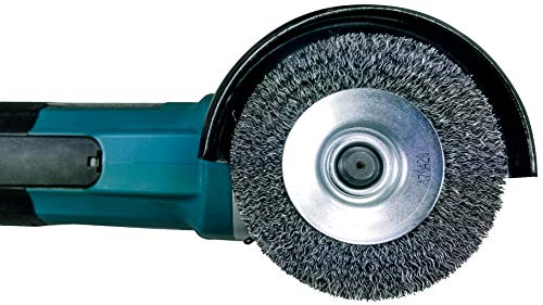 Makita 1 Piece - 4 Inch Crimped Wire Wheel Brush For Grinders - Light-Duty Conditioning For Metal - 4" x 5/8-Inch | 11 UNC