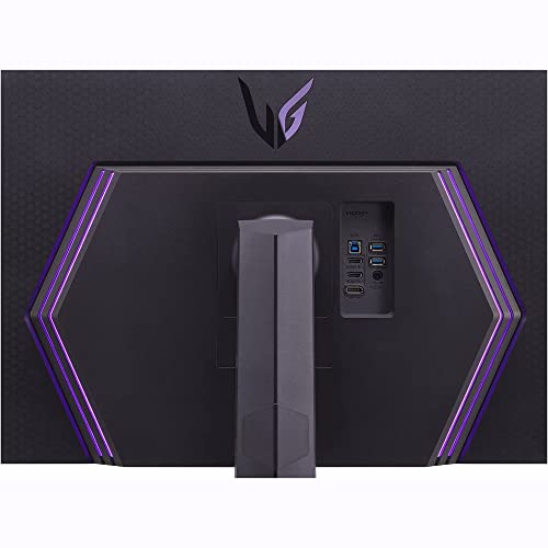 LG 32GQ950-B 32 inch Ultragear UHD 4K Nano IPS with ATW 1ms 144Hz Monitor Bundle with Deco Gear HDMI Cable 2 Pack + Gamer Surface Mousepad + Screen Cloth