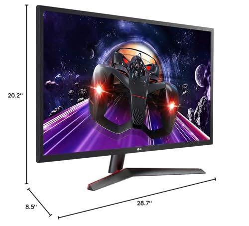LG 32MP60G-B 31.5" Full HD 1920x1080p 16:9 1ms AMD FreeSync IPS Monitor Bundle with Deco Gear Wired Gaming Mouse and Deco Gear Large Extended Pro Gaming Mouse Pad