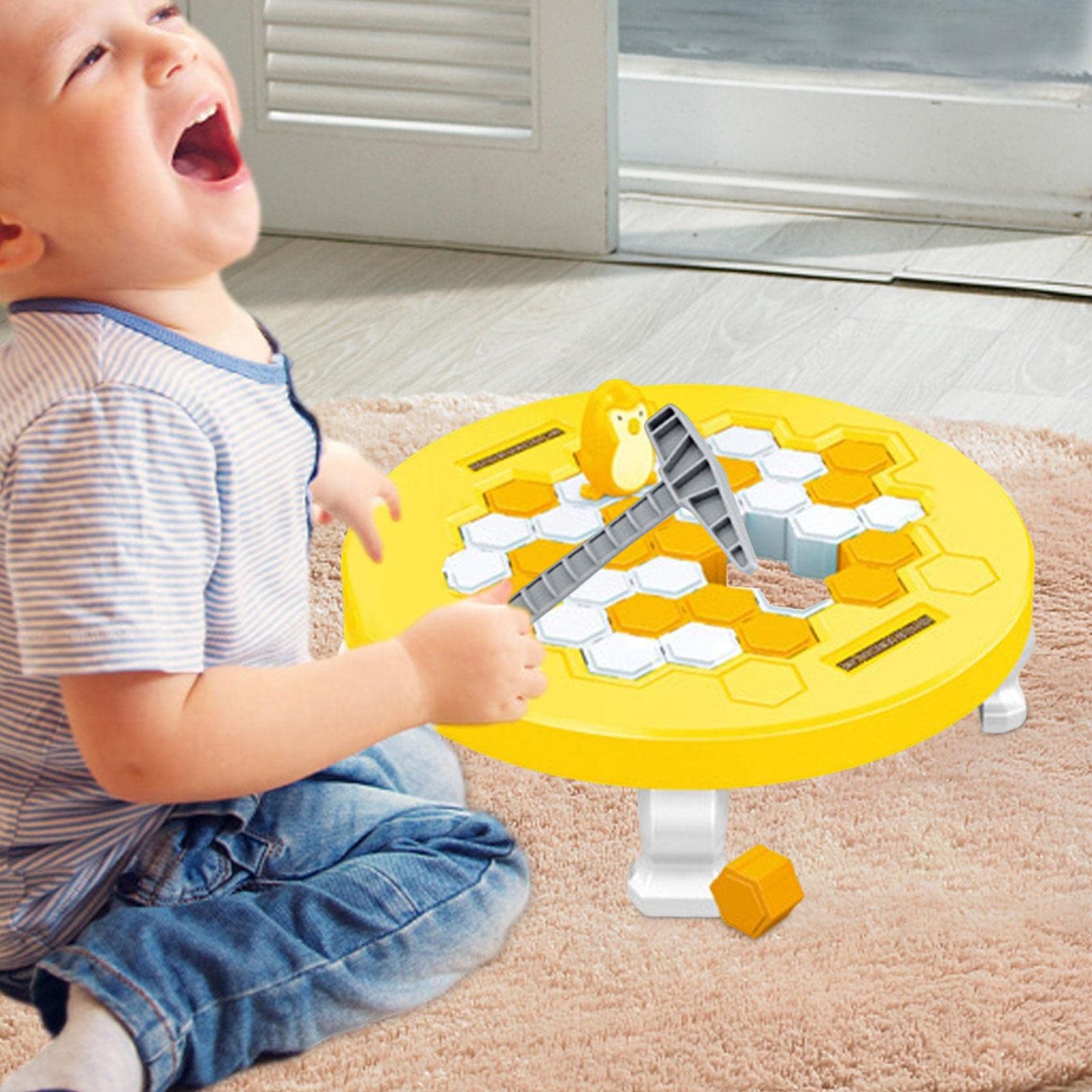 Kumprohu Dont Game,Ice-Block Breaking Game Save Penguin Table Game | Desktop Paternity Interactive Game, Easy and Fun Preschool Game, Board Puzzle Game for Boys and Girls Family