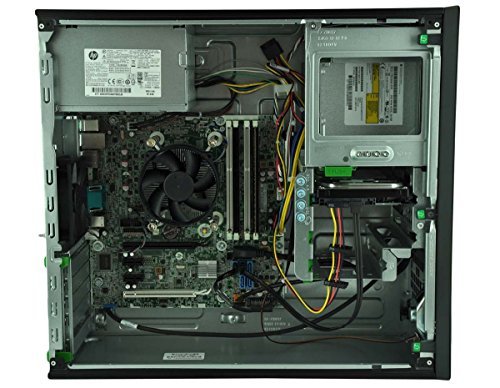 High Performance HP Elite Desktop Tower PC, Core i5-4570, 16GB Ram, 500GB Solid State SSD, HDMI, VGA, Display Port, Wireless WiFi, DVD, Win 10 Professional (Certified Refurbished)