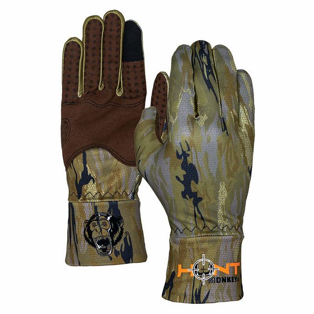 Hunt Monkey HM709-MOSS-L Ridge Runner Glove-Moss L
