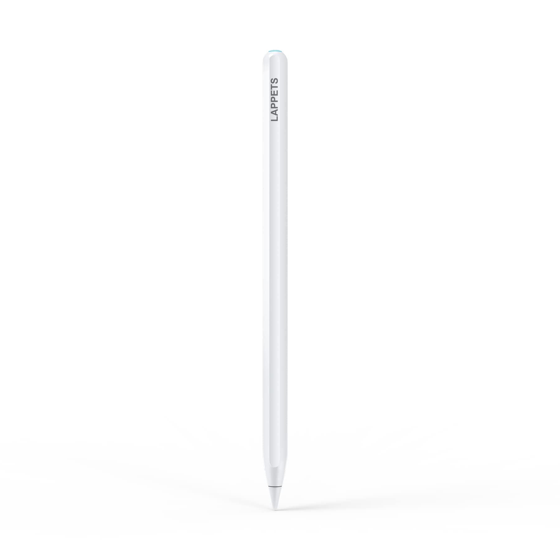 Magnetic Wireless Charging Stylus Pen Compatible with 2018-2023 Apple iPad Pro (11/12.9 Inch), iPad Air 4th/5th Gen,iPad Mini 6th Gen, iPad Pencil 2nd Generation with Palm Rejection (White 1)
