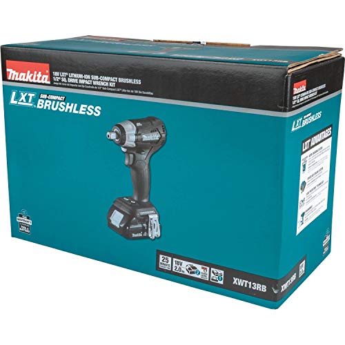 Makita XWT13RB 18V LXT Sub-Compact 1/2" Impact Wrench