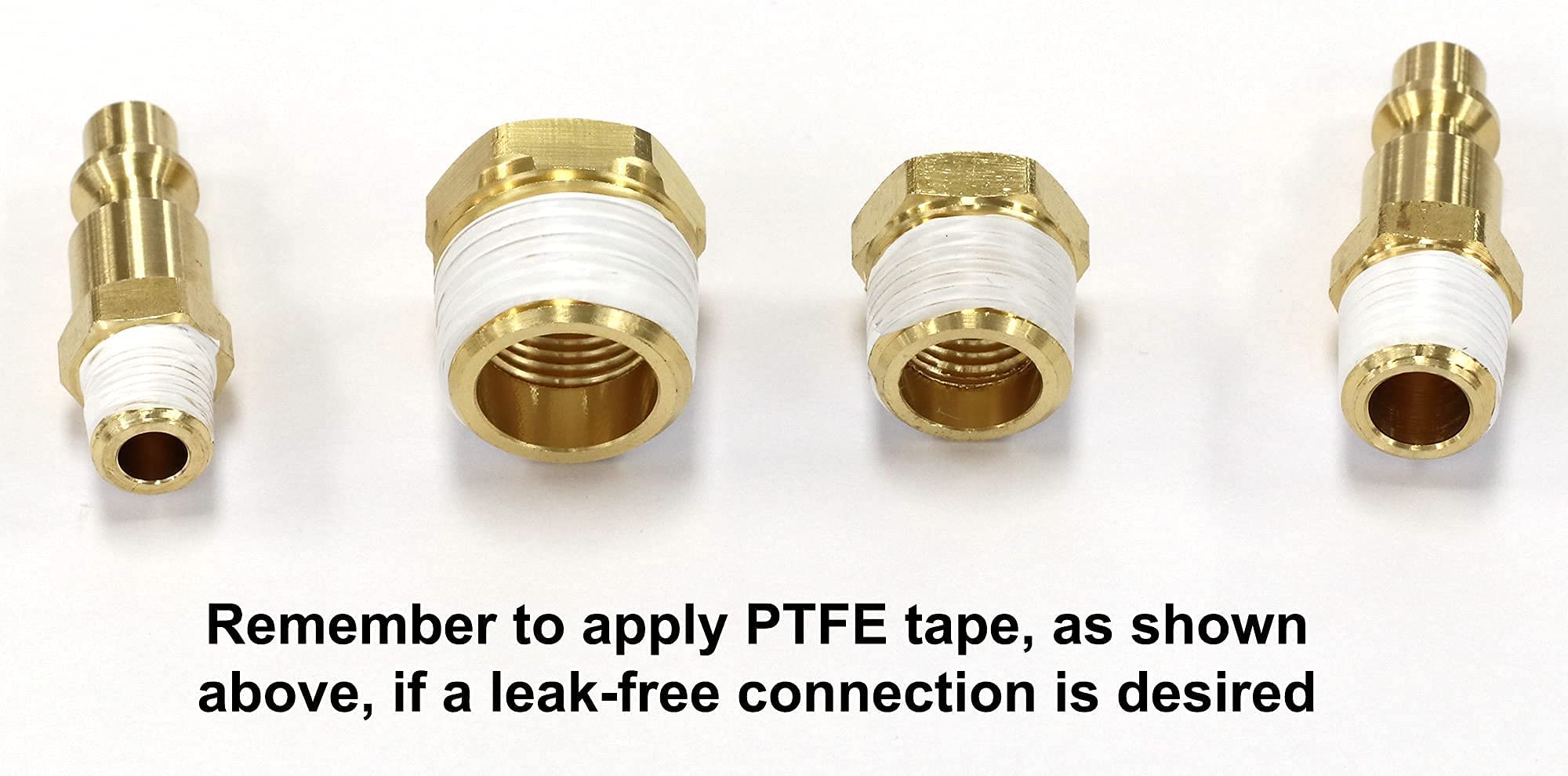Industrial Style Plug to Male NPT Fittings | Adapters to Winterize Blow out Backflow Preventer and Pressure Vacuum Breaker (PVB) for Sprinkler Systems (Solid Lead-Free Brass)