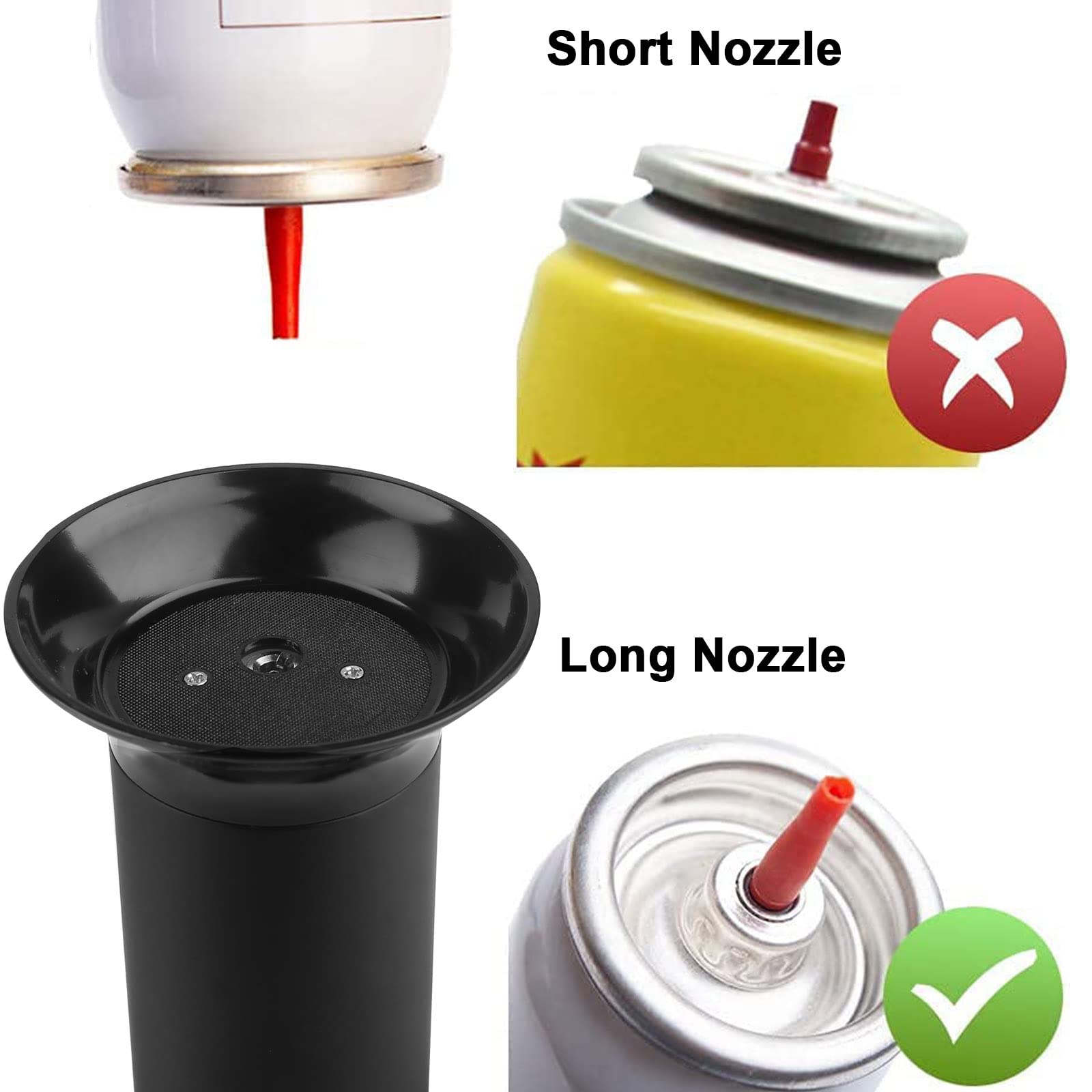 JETPRO Butane Torch Lighter One-hand Operation Kitchen Cooking Torch with Adjustable Flame for BBQ, Baking, Cream (Butane Gas Not Included) (red)