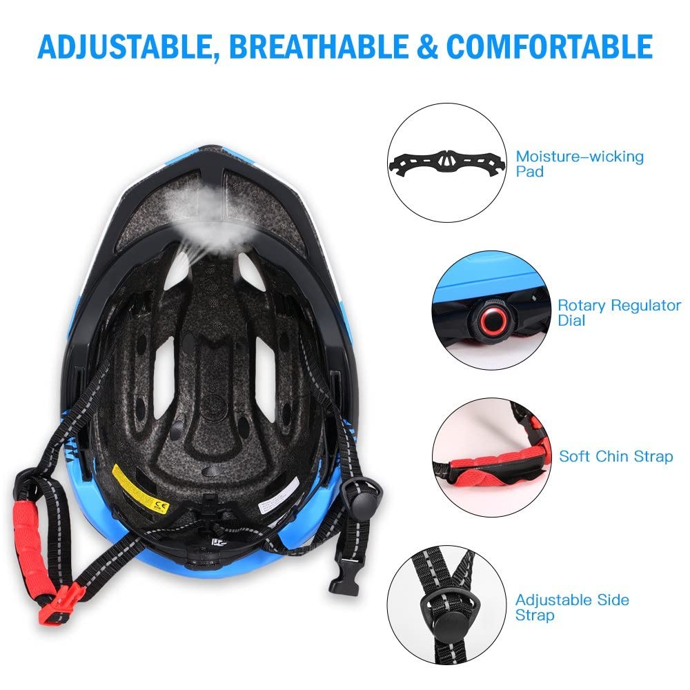 Kids Detachable Full Face Bike Helmet