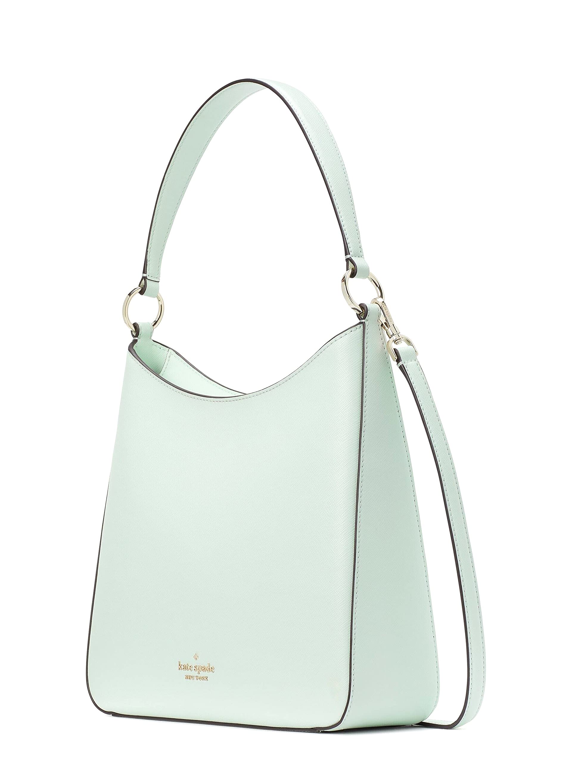 Kate Spade Perry Shoulder Bag Saffiano Leather Crossbody Bag Purse Handbag (Lime Sherbert)