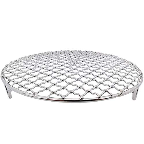 InBlossoms Versatile Round 304 Stainless Steel Cooling Rack Baking,Heat Resistant Rust Proof Sturdy Durable Dia 9.8"