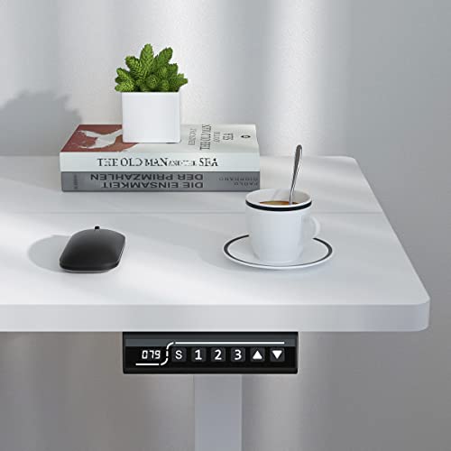 JYLH JOYSEEKER Electric Adjustable Height Desk and Triple Monitor Mount