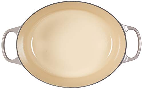 Le Creuset Signature Enameled Cast Iron Oval French (Dutch) Oven, 8 quart, Oyster