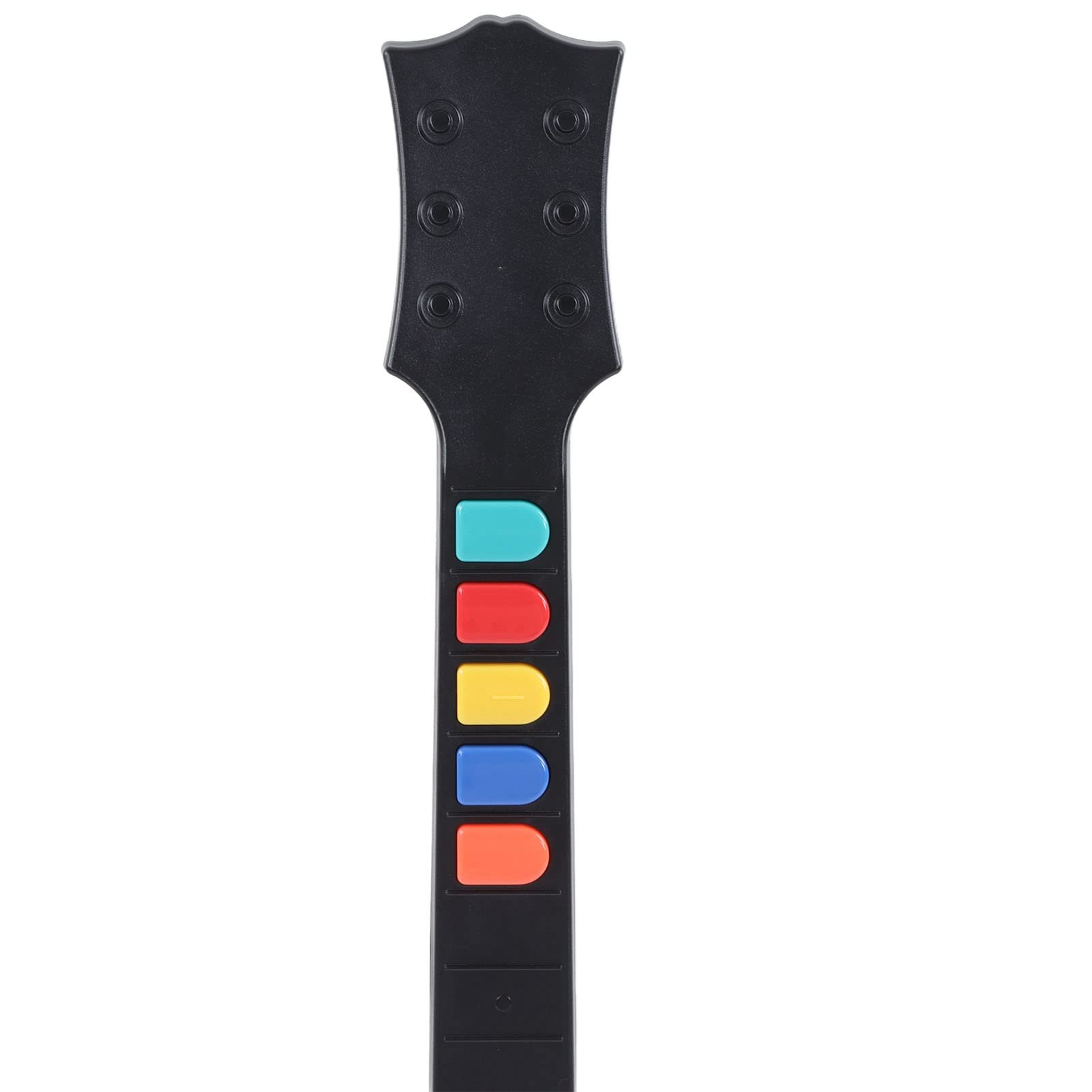Keenso Guitar Hero Guitar,5 Button Wireless 2.4G USB Port PC Guitar Controller Accessories for PS3 (White), Keensofv37xi4wd9-11
