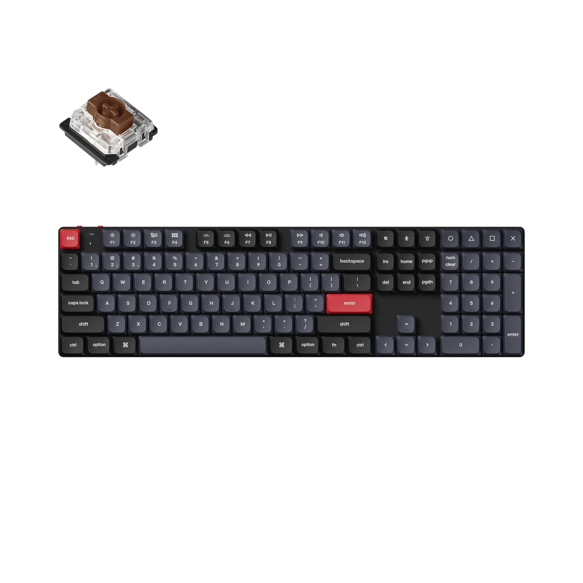 Keychron S1 Ultra-Slim QMK/VIA Custom Wired Mechanical Keyboard, Hot-swappable 84 Keys 75% Layout Programmable Macros RGB Backlit CNC Aluminum for Mac Windows, Low Profile Gateron Yellow Switch
