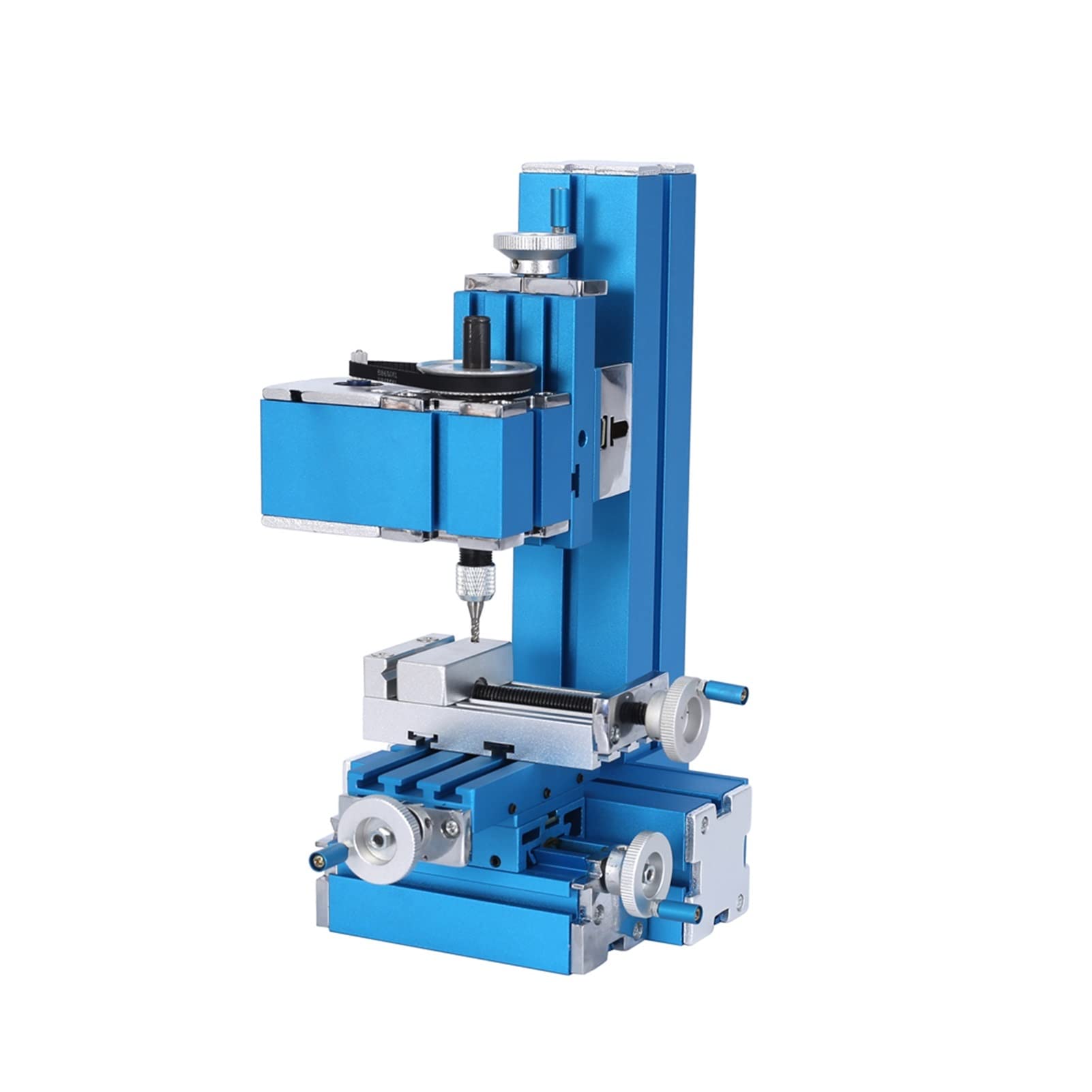 JJXX-BZ Mini Lathe Mini Metal Lathe DIY Miniature Milling Machine Miller 100-240V Woodworking Metal Aluminum Processing Tool Mini Milling Machine