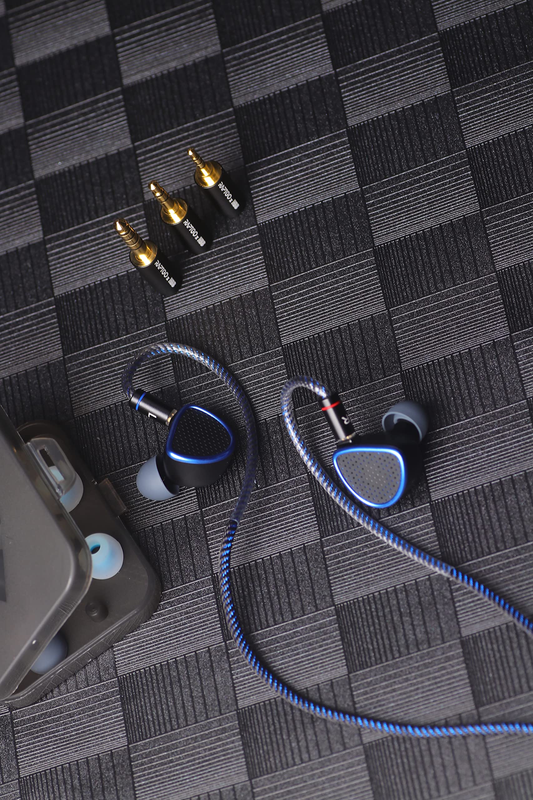 Linsoul RAPTGO x HBB Hook-X HiFi 14.2mm Planar Diaphragm Driver + PZT Driver in Ear Monitor with Open-Back Cavity, Interchangeable Plug 0.78 2pin OCC Cable, for Musician Audiophile