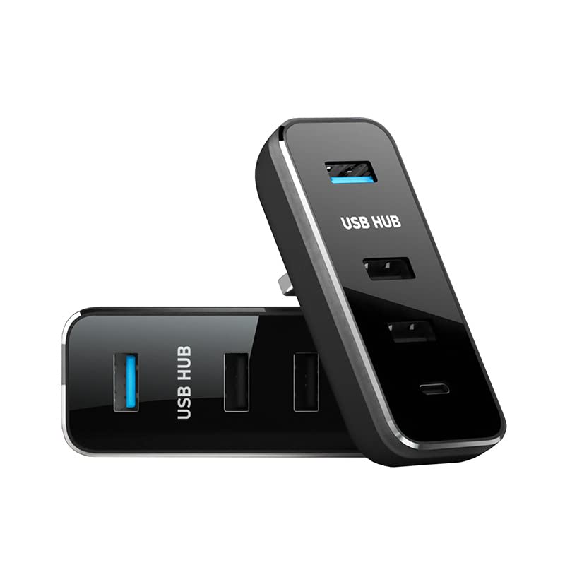 LEKOYE Tesla 4 in 1 USB hub Adapter Expansion Dock Accessories Model3/y Glovebox Dedicated Central Control USB Hub Adapter