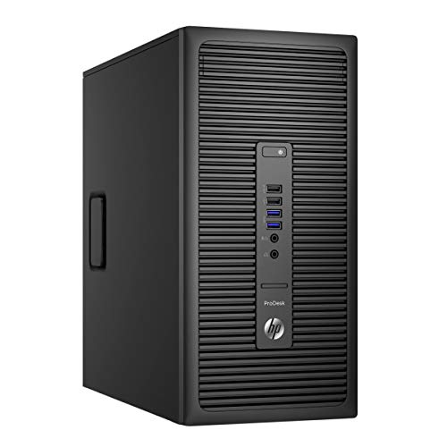 HP 600 G2 Tower Workstation Gaming Computer, Intel i5-6500 up to 3.6GHz, 16GB RAM, 256GB SSD & 2TB HDD, USB 3.0, NVIDIA GeForce GT 710 2GB, HDMI, DVI, VGA, WiFi BT 4.0 Windows 10 (Renewed)