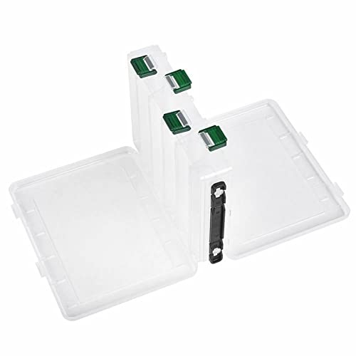 JKUYWX PP Double Sided Fishing Lure Tackle Tools Box Large Capacity Fishhooks Float Sinker Line Box Fishing Accessories