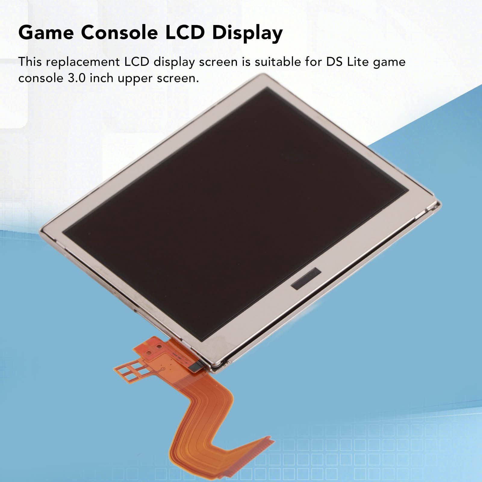 KOSDFOGE 3.0 Inch LCD Display Screen Replacement Multipurpose LCD Touch Screen Compatible with DS Lite Game Console 3.0 Inch Top Screen