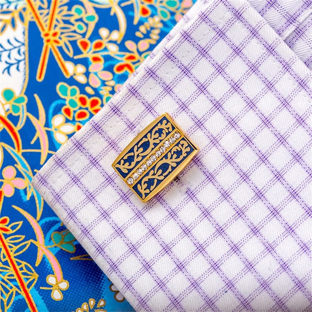 Jewelry Shirt Cufflinks Men Gift Cufflinks Button Design Guest Clothing Cuff Ornaments (Color : A, Size : 19 * 15mm) (A 19 * 15mm)