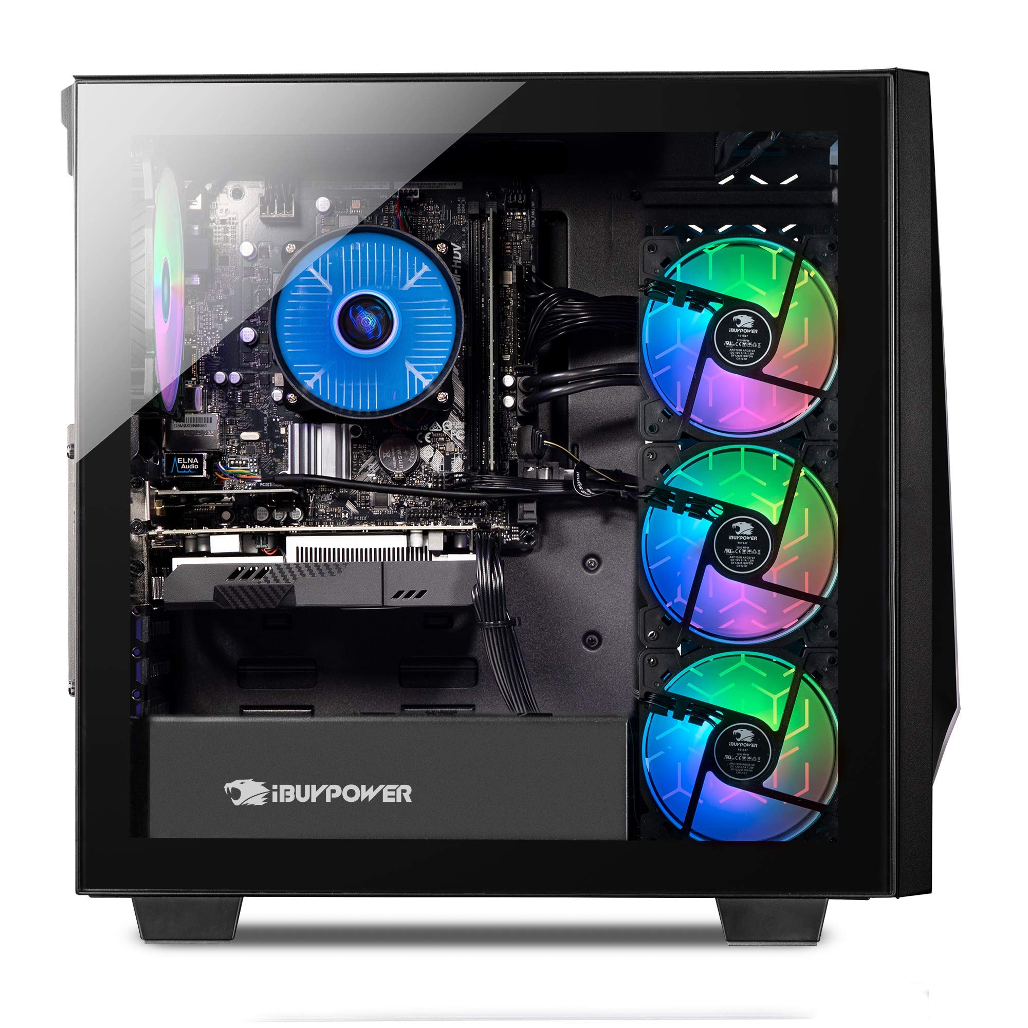 iBUYPOWER Pro Gaming PC Computer Desktop Trace 4 93G730 (AMD Ryzen 5 3600 3.6GHz, NVIDIA GeForce GT 730 2GB, 8GB DDR4 RAM, 240GB SSD, WiFi Ready, Windows 10 Home)