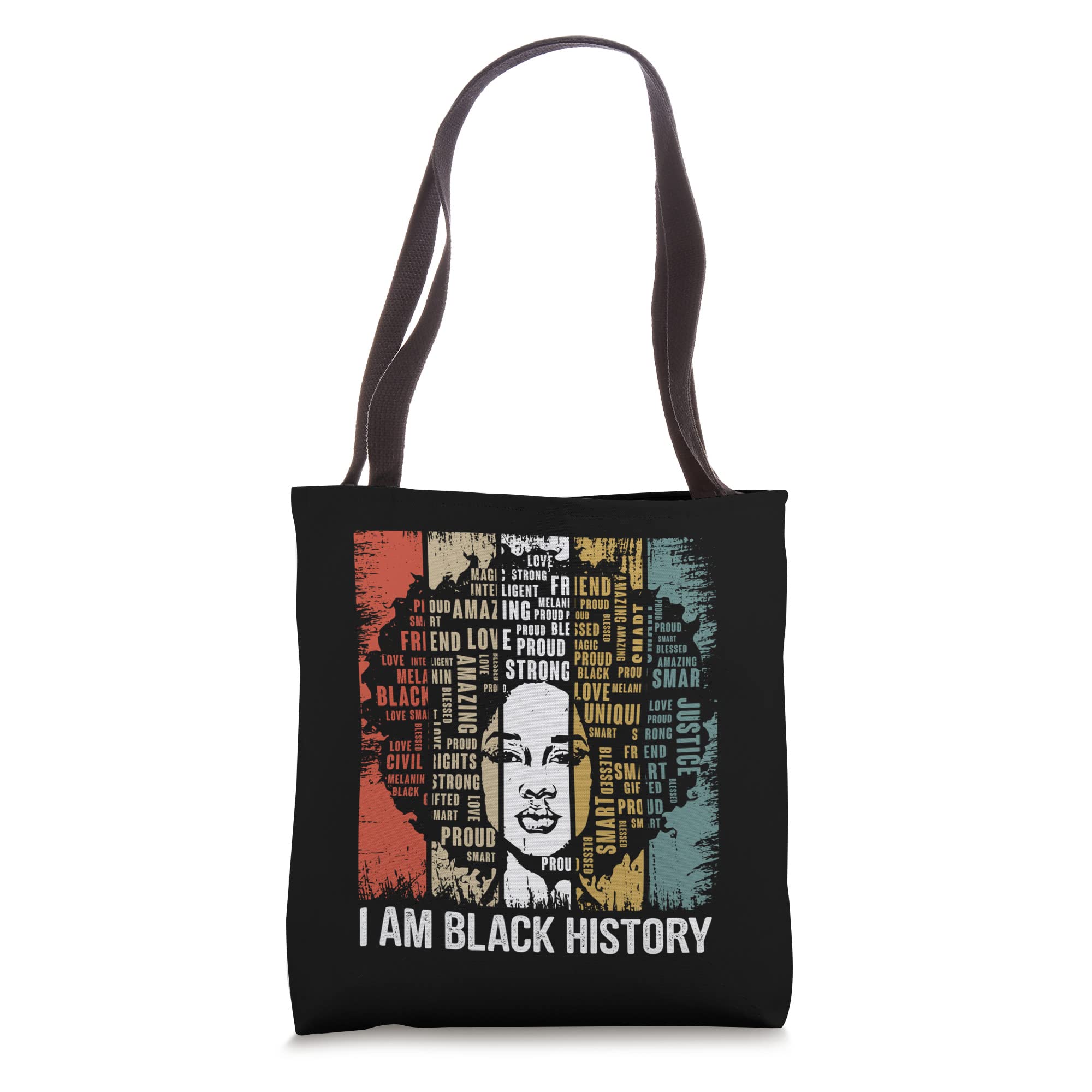 I am Black History Month African Amerian Woman Tote Bag