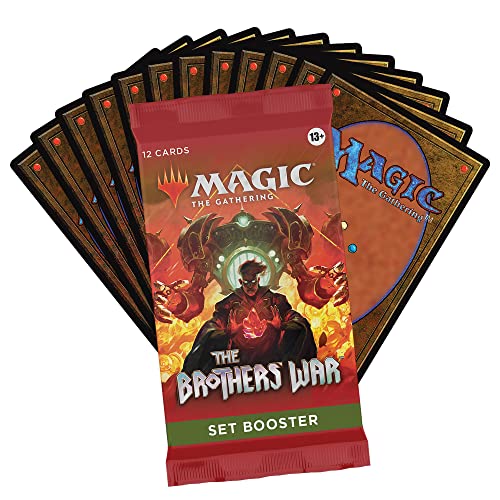 Magic The Gathering The Brothers’ War Set Booster Box | 30 Packs (360 Magic Cards)