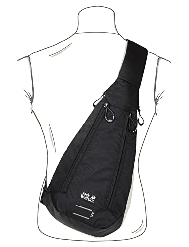 Jack Wolfskin Unisex's Delta Bag AIR, Black, ONE Size