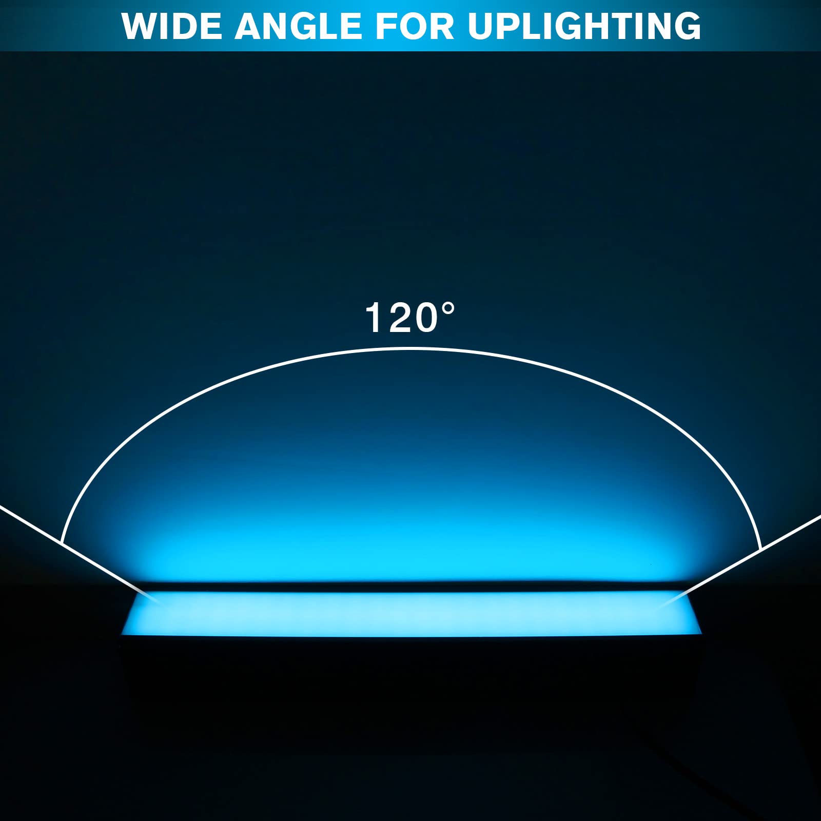 LED Stage Wash Light Bar - OPPSK 16” 72LEDs RGB Wall Washer Light with Chase Function Sound Activated Auto Programs DMX Light Bar for Wedding Party Church Christmas Stage Lighting