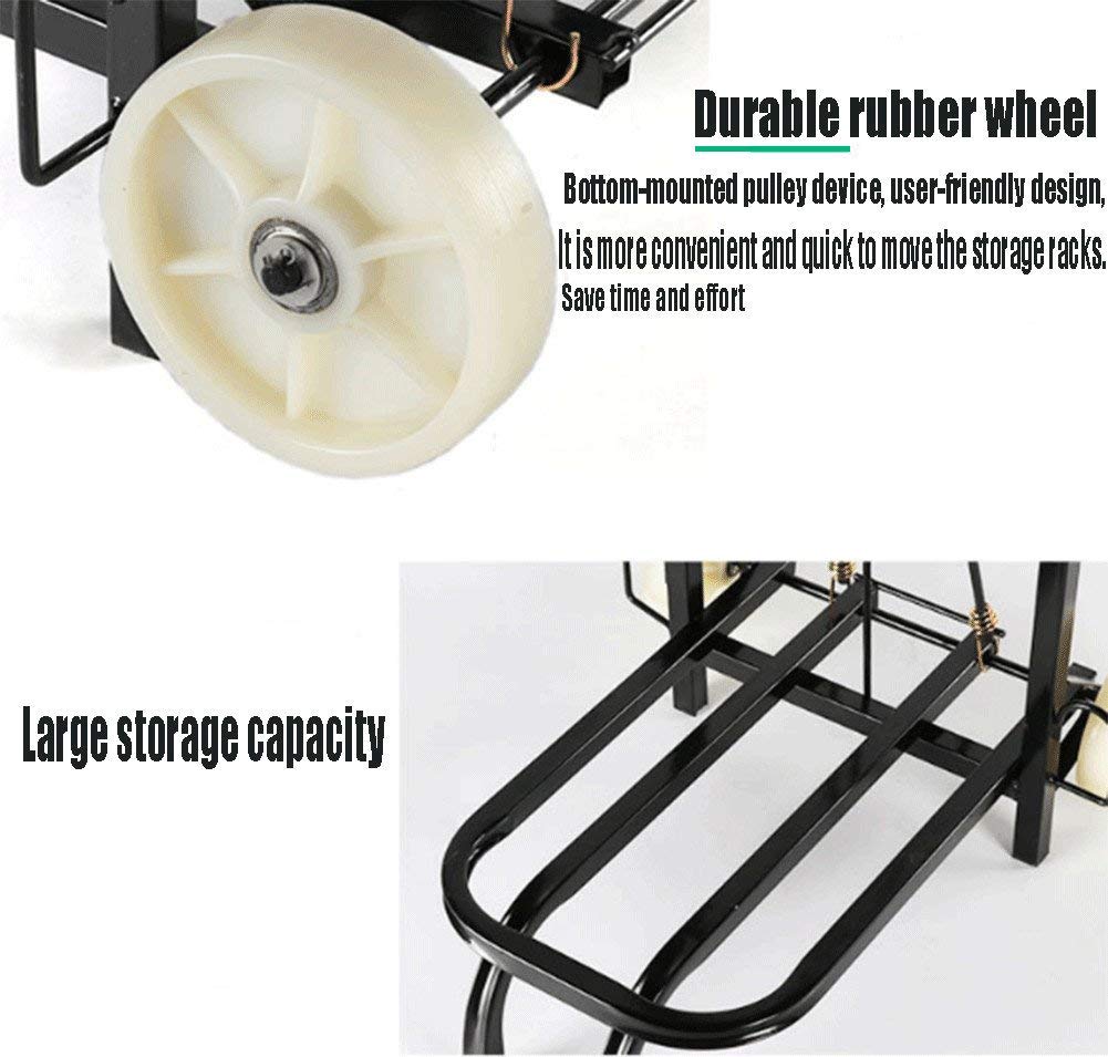 JF-XUAN Cart Folding Hand Truck with Luggage Shopping Trolley,Carts with Extendable,Durable Portable Folding Telescopic Handle Aluminum Alloy Cart
