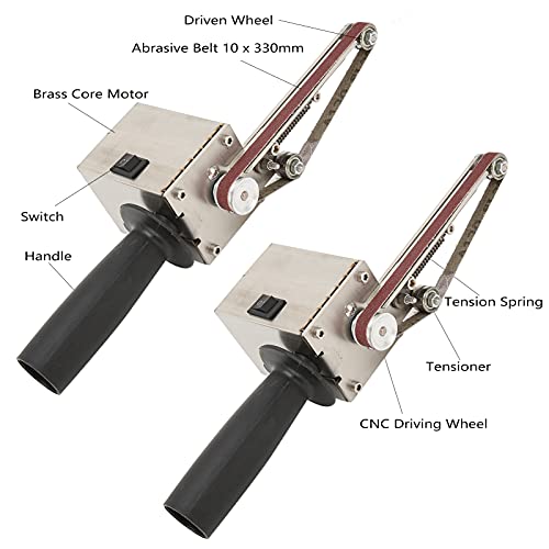 LiebeWH Belt Sander Electric Belt Polisher Adjustable Grinder Polishing Machine AC 110β240V for Grinding and Polishing Wood Acrylic(US Plug 795 (150W))
