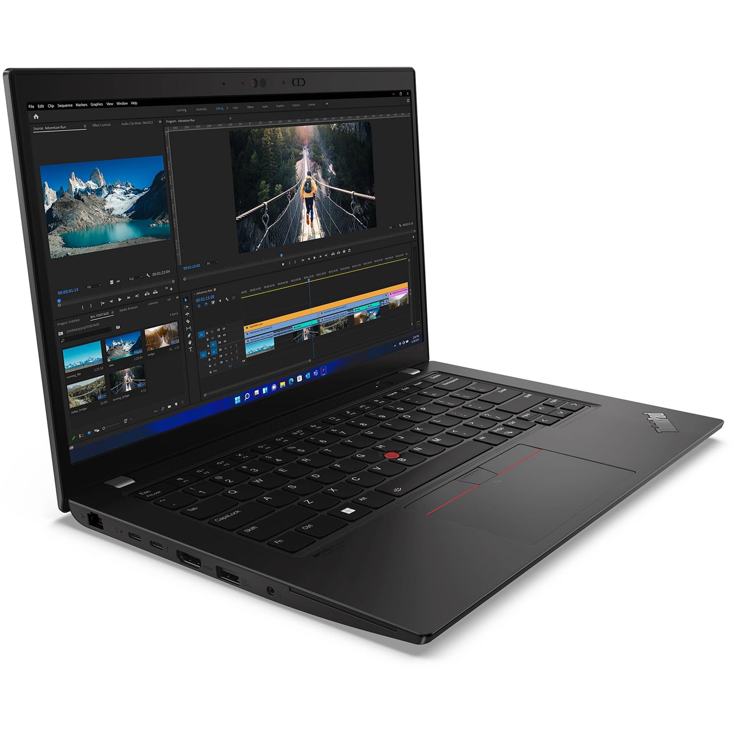 Lenovo ThinkPad L14 Gen 3 14" FHD Business/Student Laptop, AMD Ryzen 7 Pro 5875U, AMD Radeon Graphics, 16GB RAM, 512GB SSD, Windows 11 Pro, Backlit Keyboard, Black