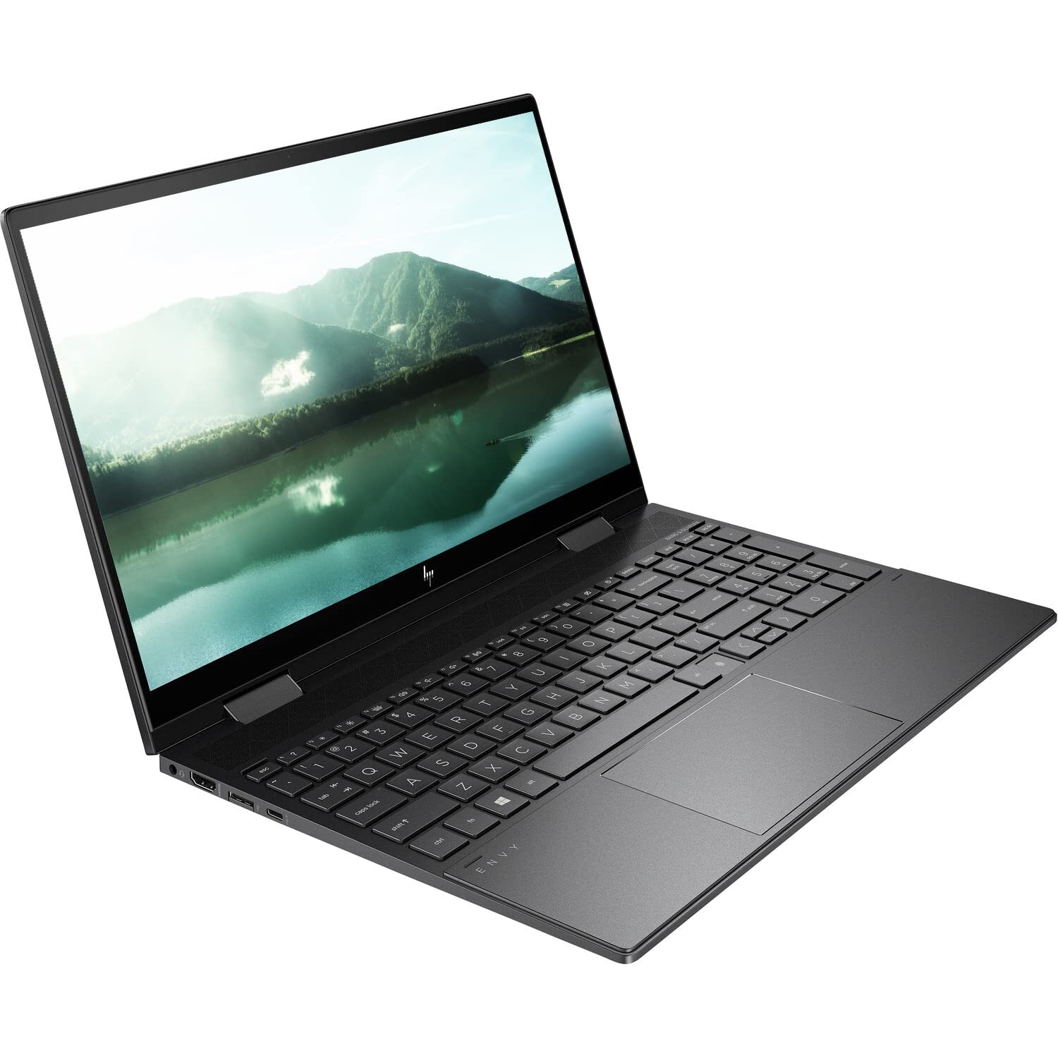 HP Envy x360 2-in-1 Laptop, 15.6" Full HD Touchscreen, AMD Ryzen 7 5700U Processor, 32GB RAM, 2TB SSD, Webcam, FP Reader, Backlit Keyboard, HDMI, Wi-Fi 6, Win 11 Home, Stylus Pen Included (Renewed)