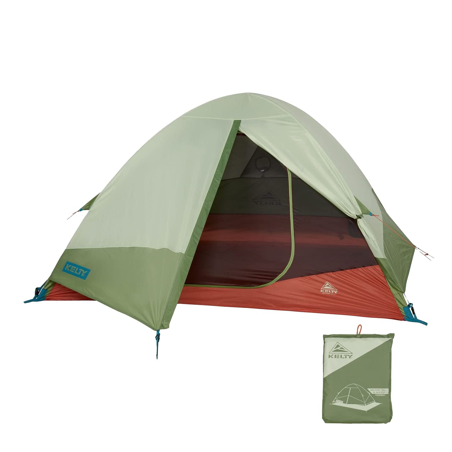Kelty Discovery 2 Person Tent + Tent Footprint Bundle